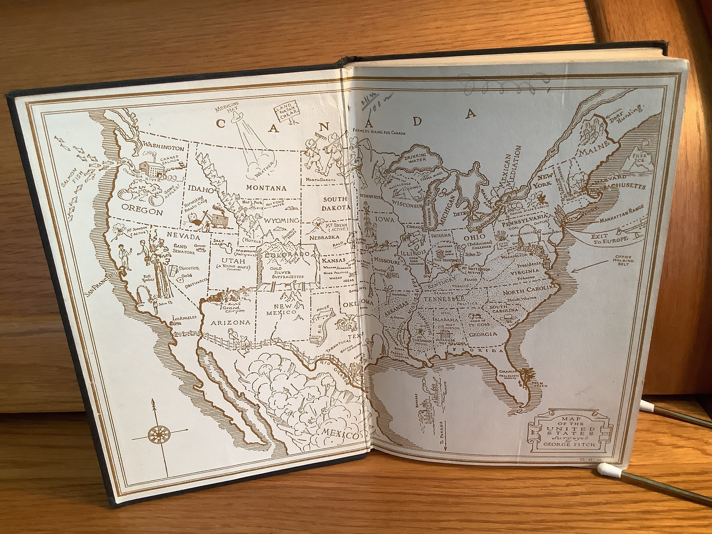 Antique Book Sizing up Uncle Sam by George Fitch Scarce 1914 First ...