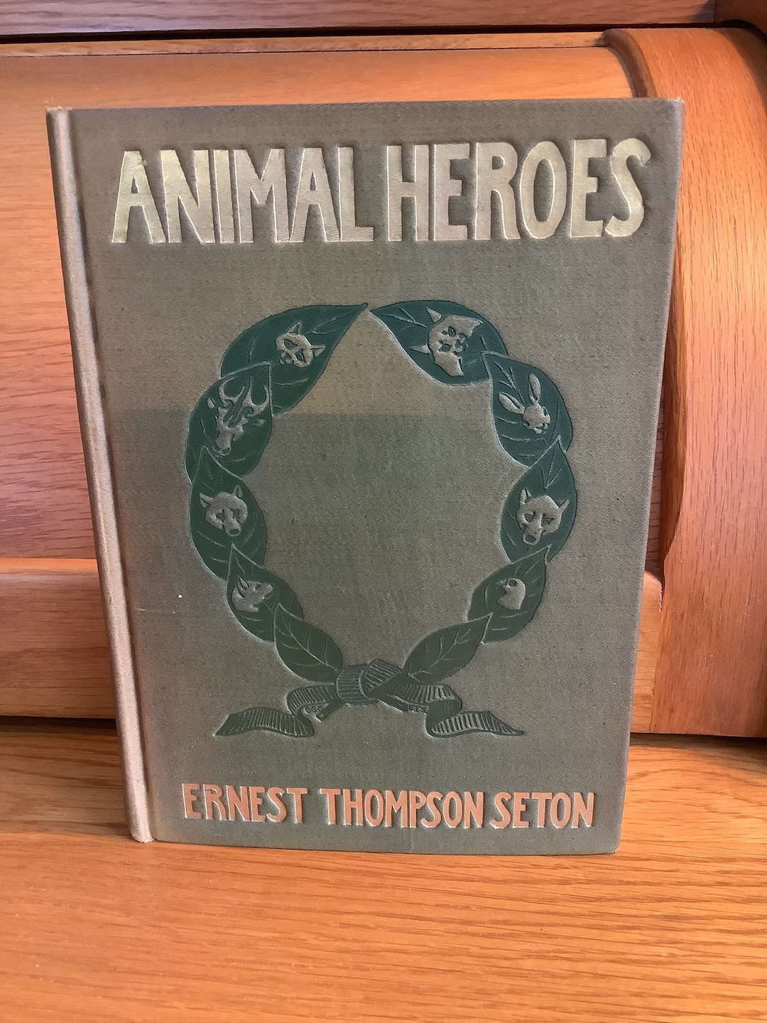 Animal Heroes Ernest Thompson Seton Antique Book Illustrated Childrens ...