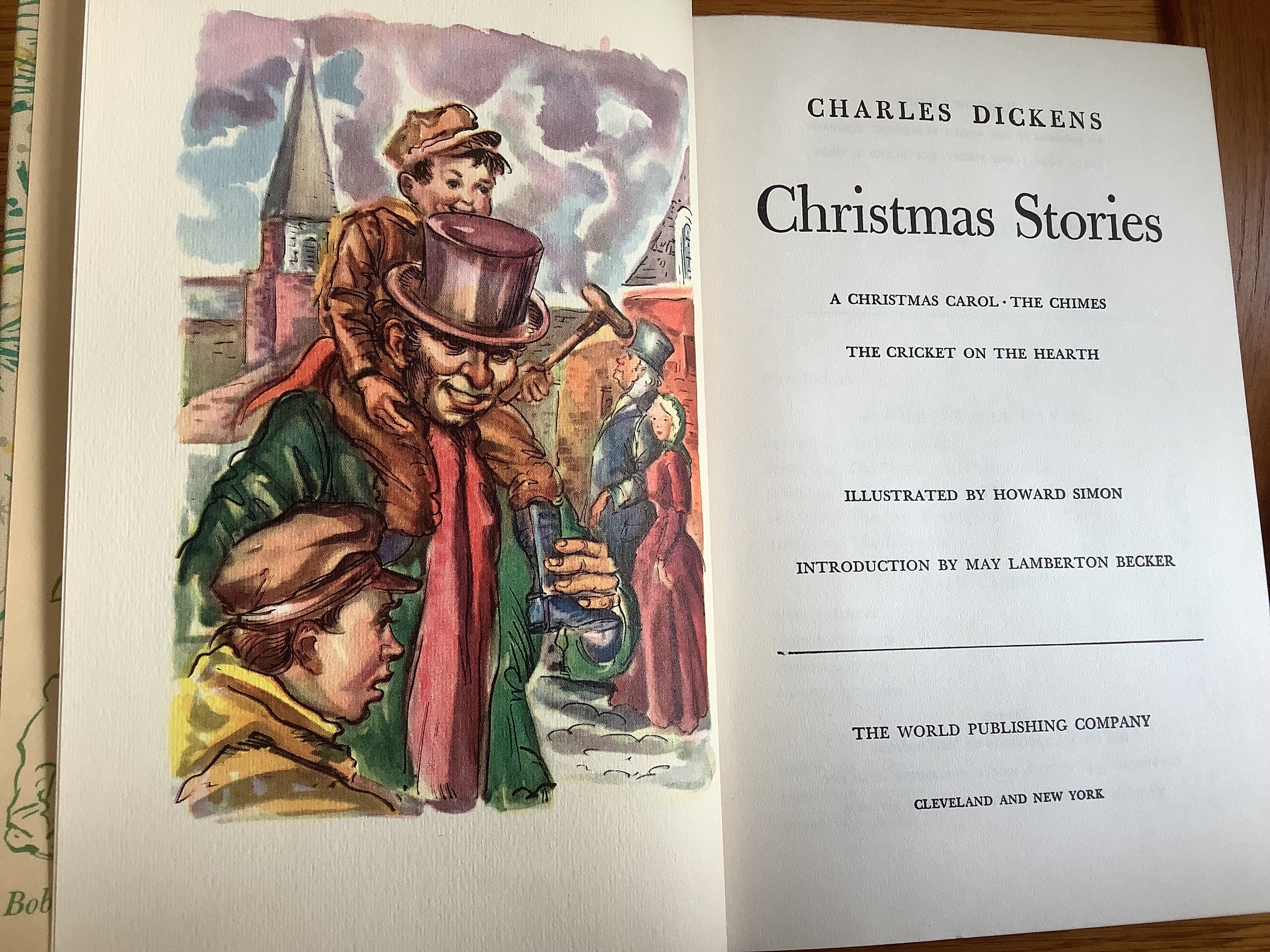 Charles Dickens Christmas Stories Illustrated by Howard Simon 1946 A ...