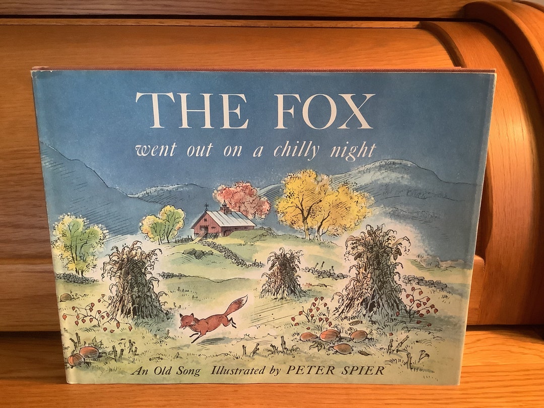 The Fox Went Out on a Chilly Night an Old Song Illustrated - Etsy
