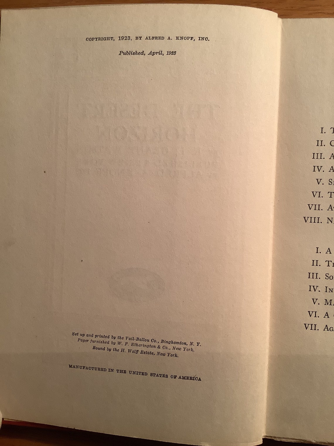 The Desert Horizon by E.L. Grant Watson 1923 Antique - Etsy