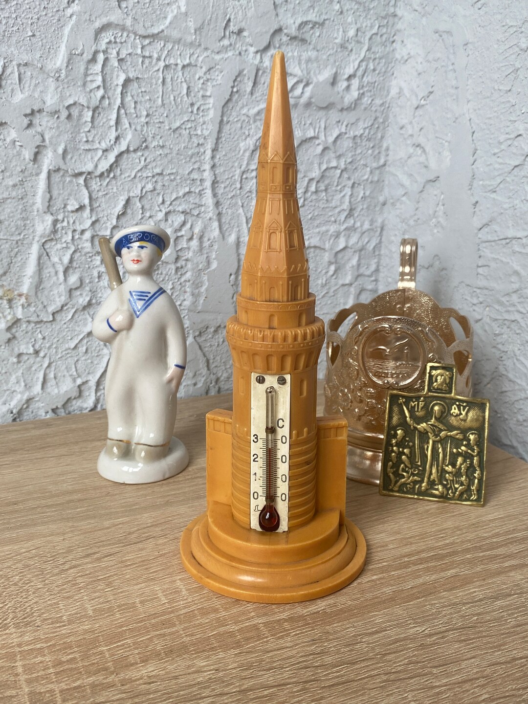 Vintage Soviet Thermometer Kremlin - Etsy