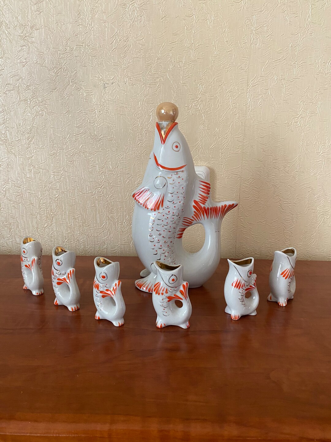 Fish.sofetsky Vintage Decanter Fish - Etsy