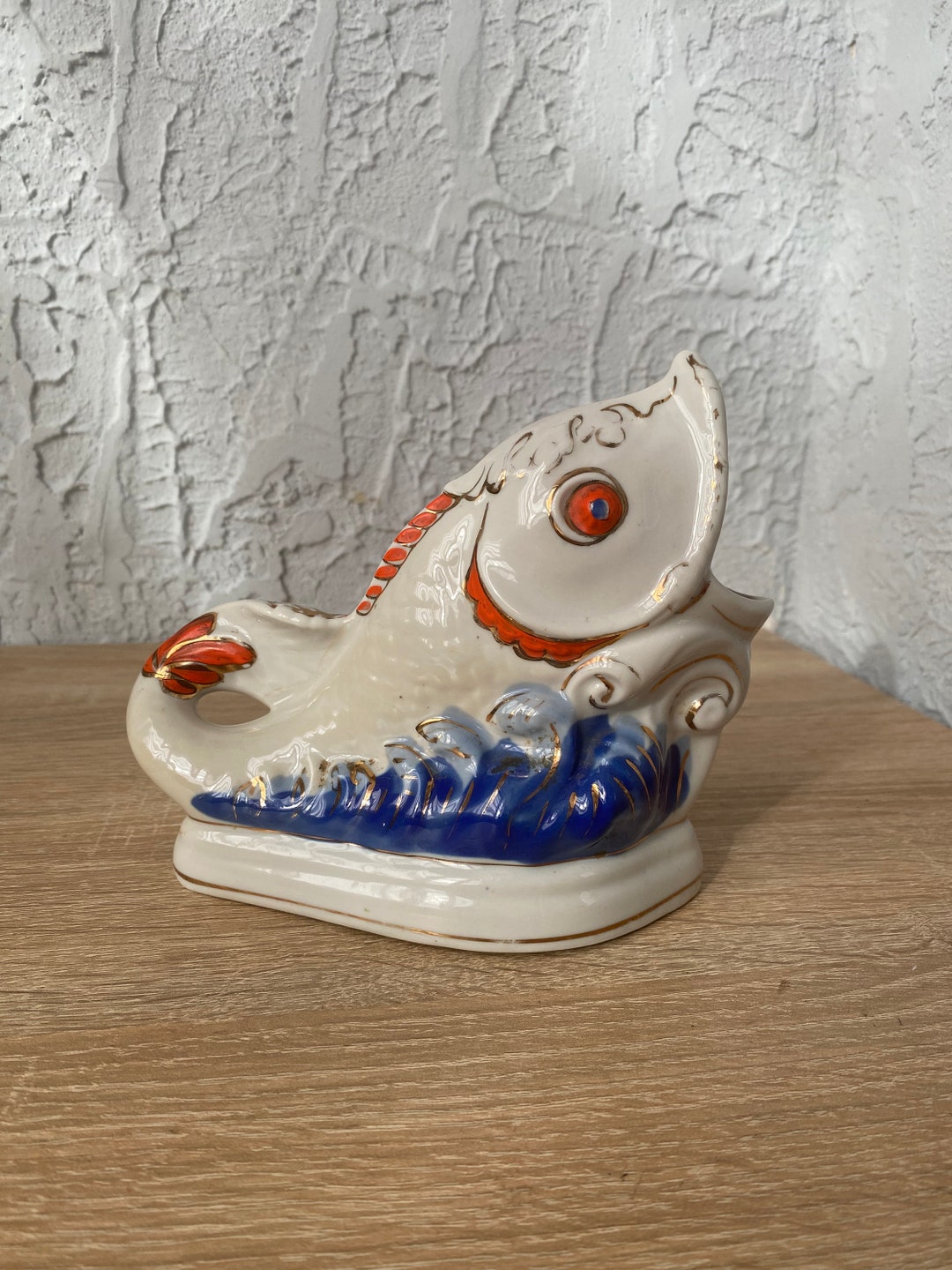 Porcelain Figurine Fish. Fish USSR - Etsy