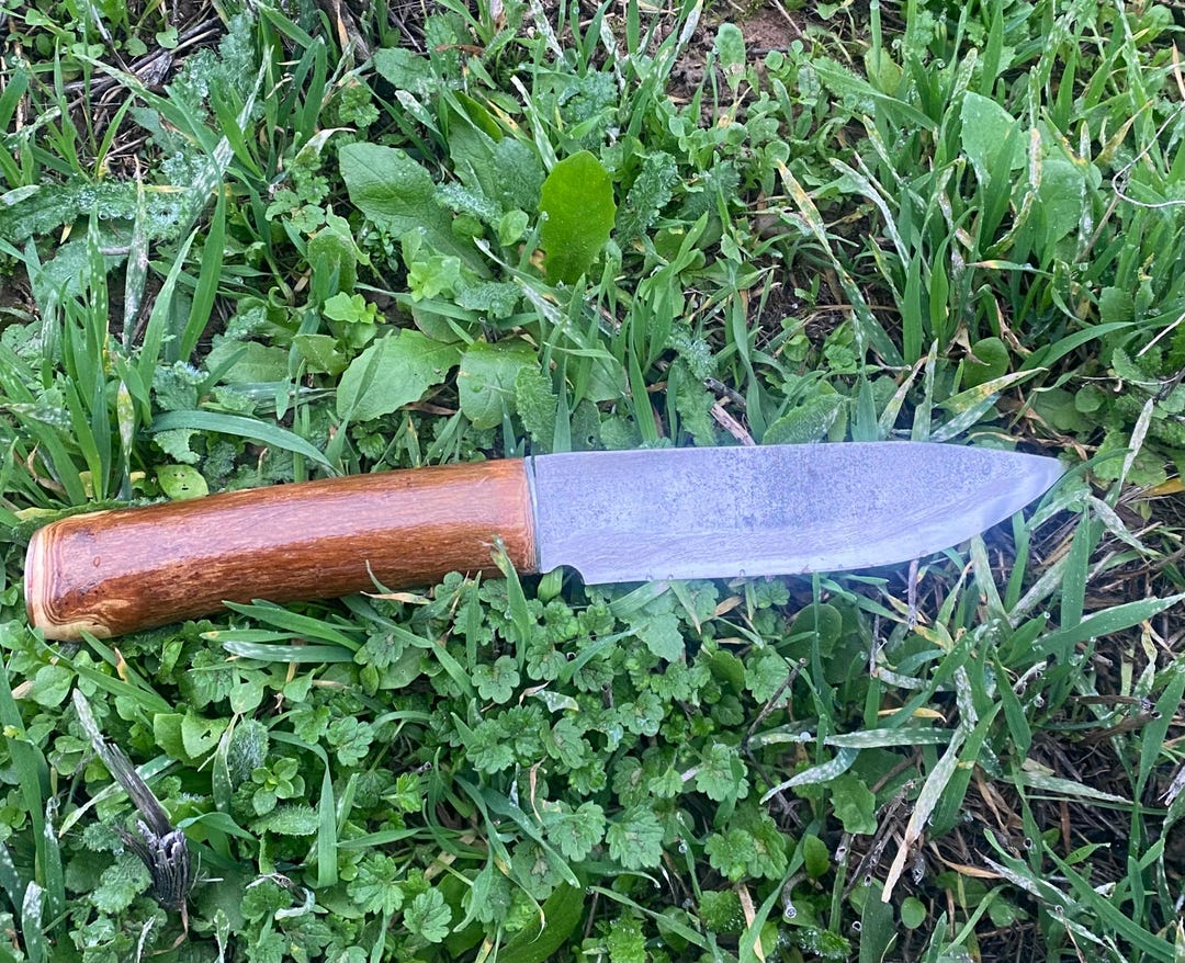 Handmade Fixed Blade Knife • Custom Ukrainian Wood Handle Knife ...