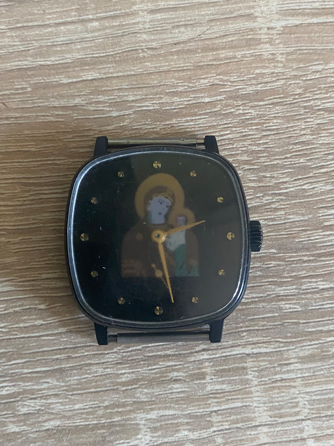 USSR Clock.virgin Mary.icon - Etsy