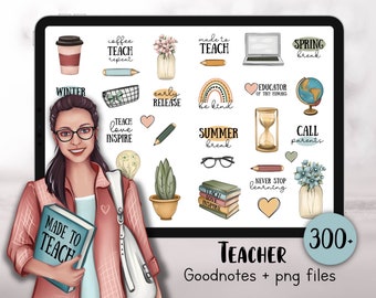 Goodnotes Teacher Planner - Etsy