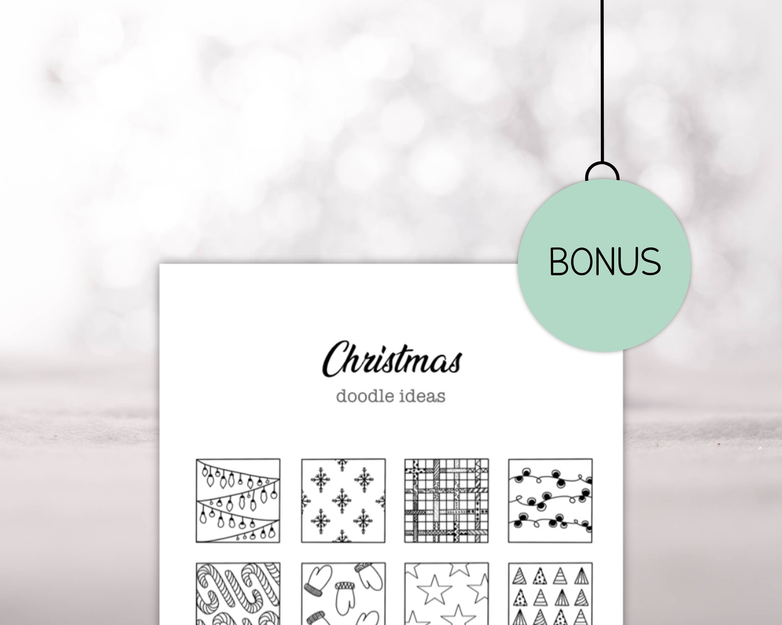 Printable Christmas Zentangle and Doodle Templates, Zentangle Pattern ...