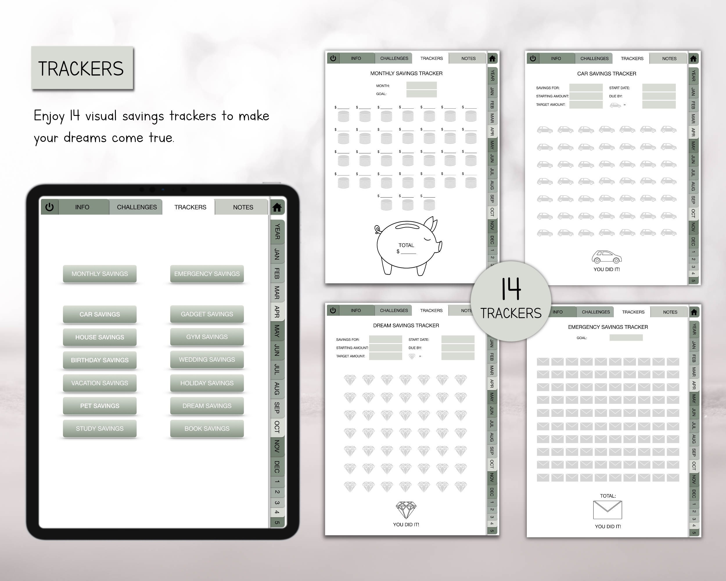 Digital Budget Planner for Goodnotes Notability Noteshelf - Etsy