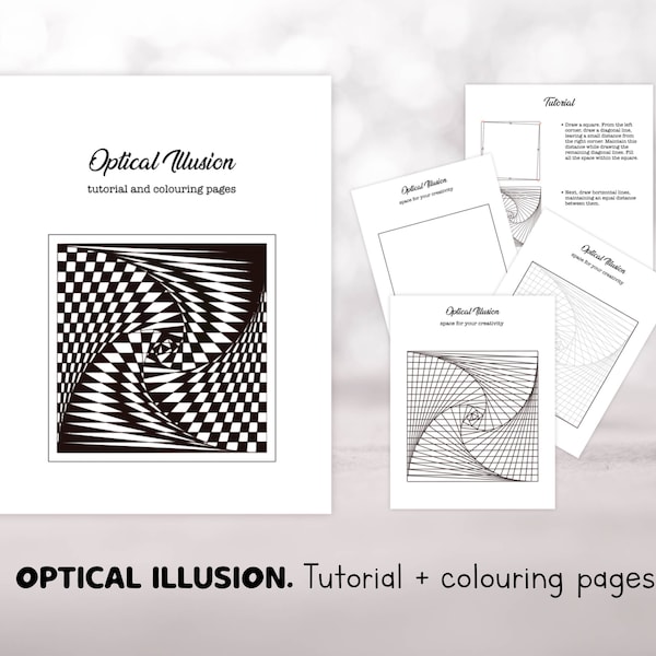 Optical Illusion - Etsy