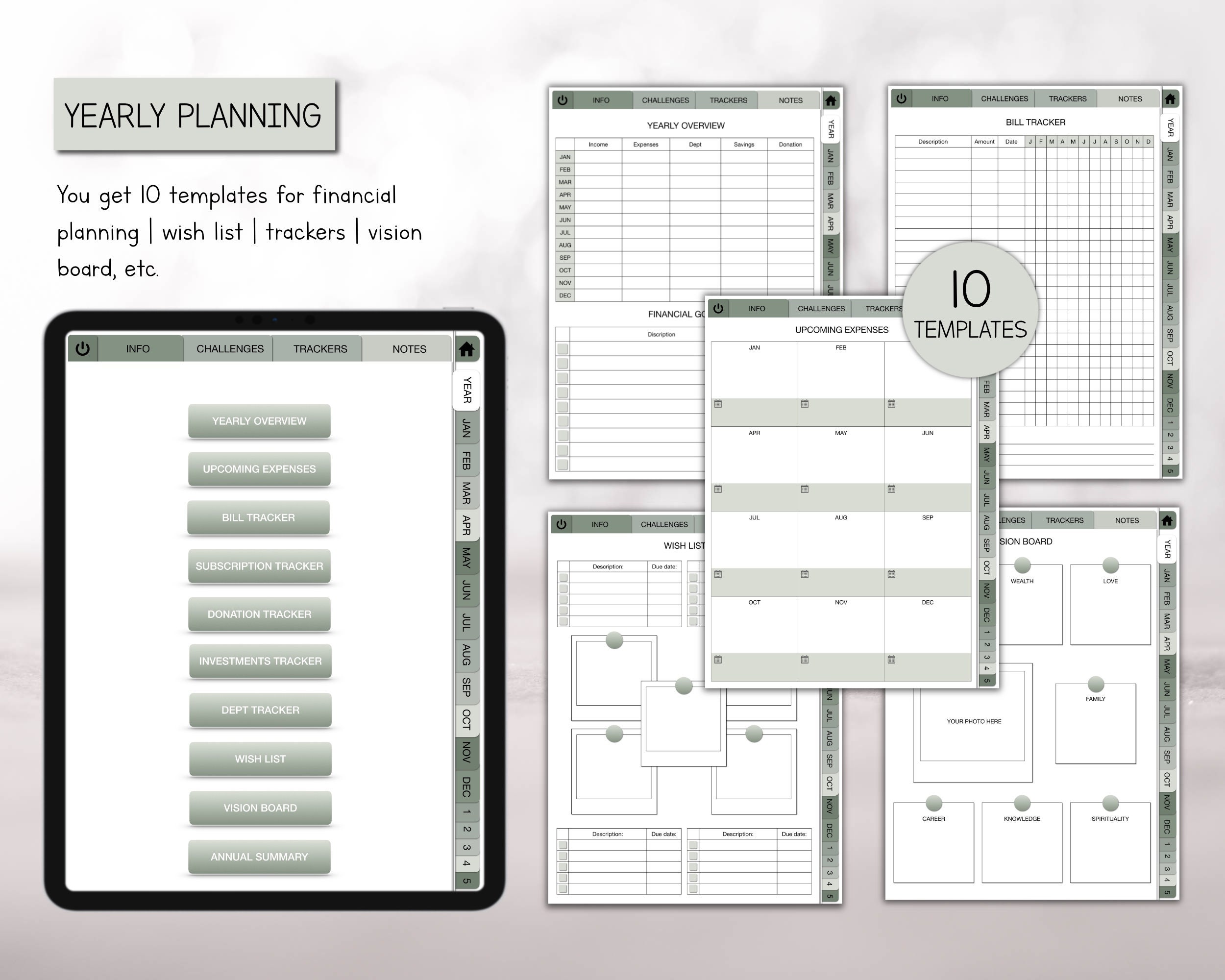 Digital Budget Planner for Goodnotes Notability Noteshelf - Etsy