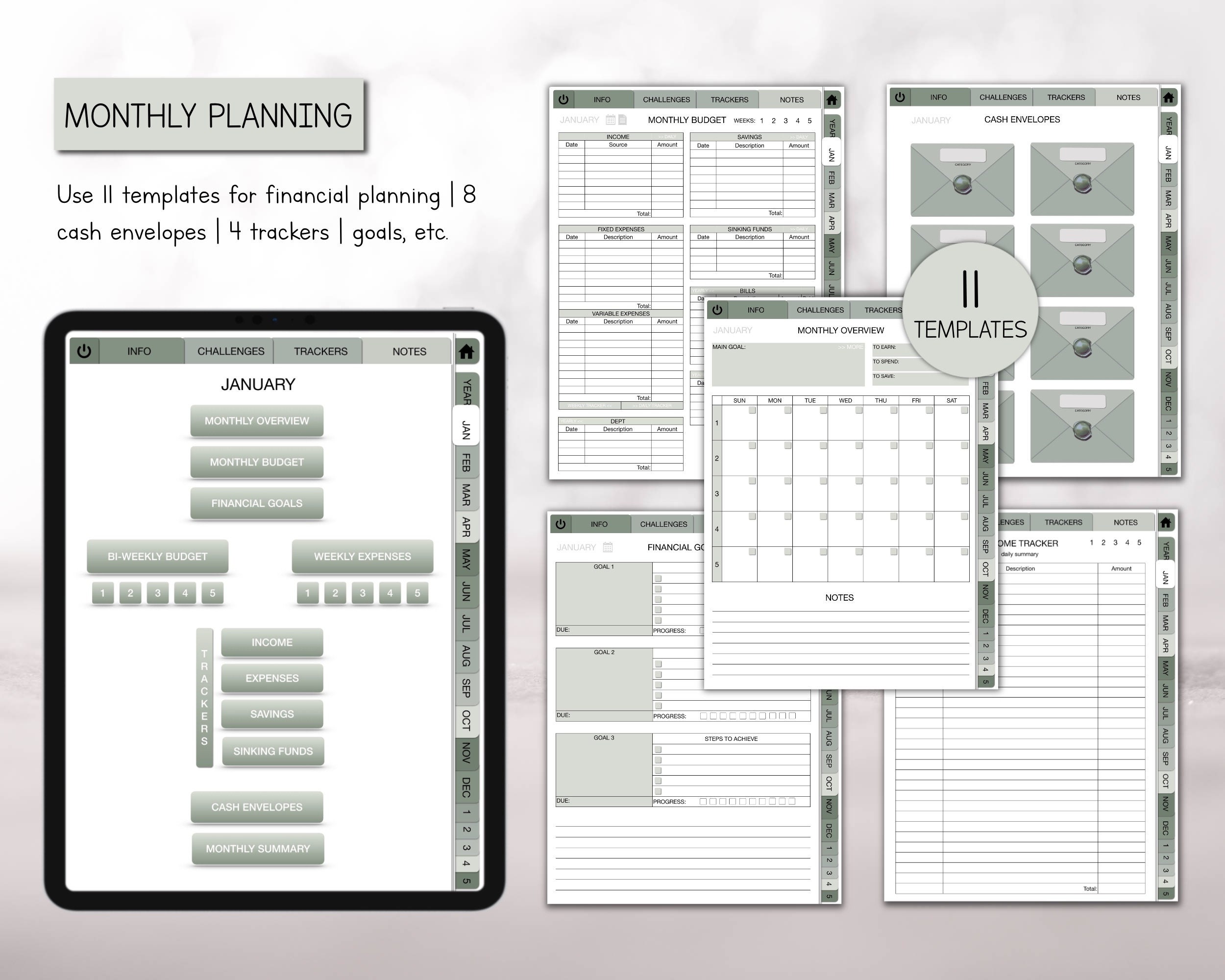 Digital Budget Planner for Goodnotes Notability Noteshelf - Etsy