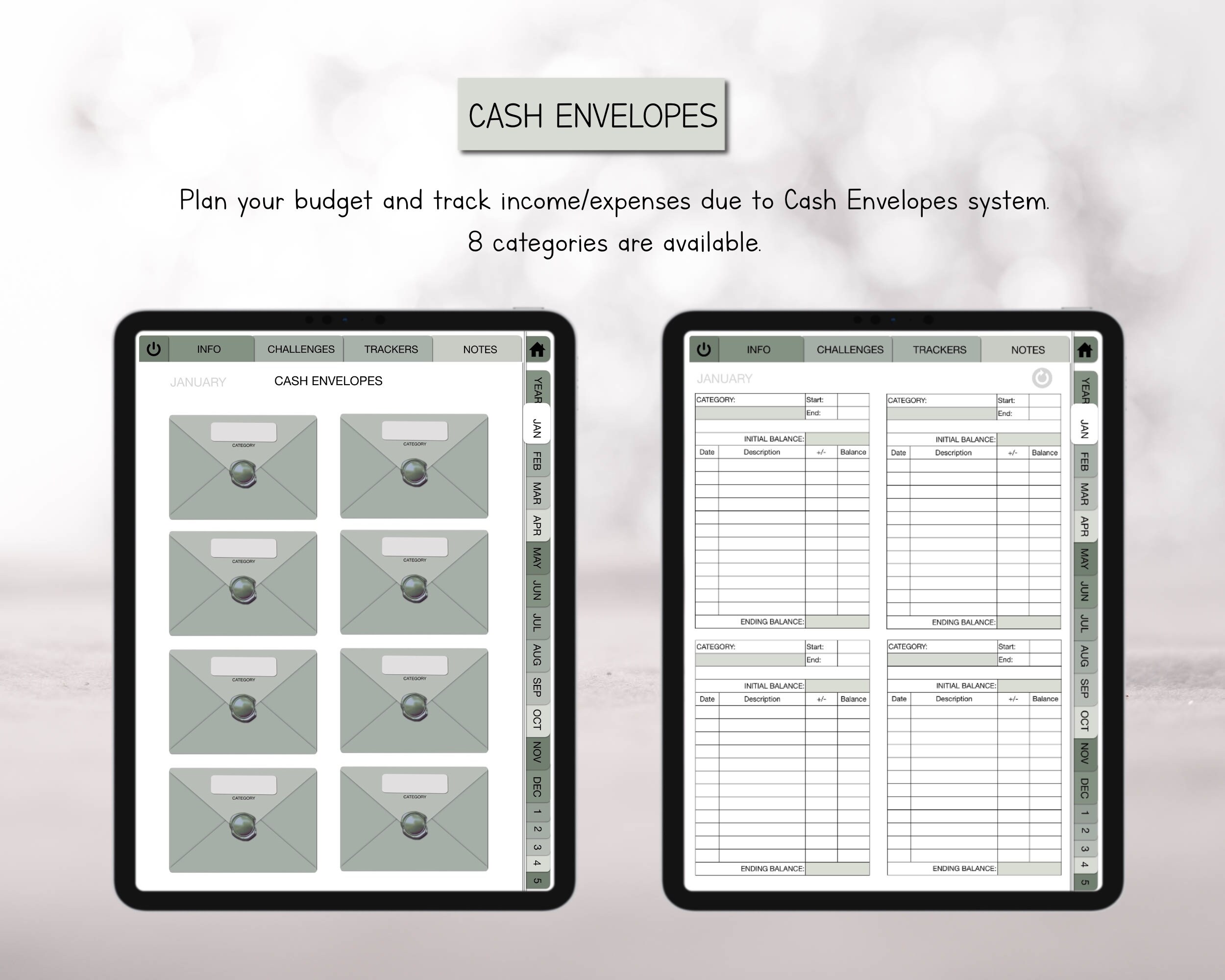 Digital Budget Planner for Goodnotes Notability Noteshelf - Etsy