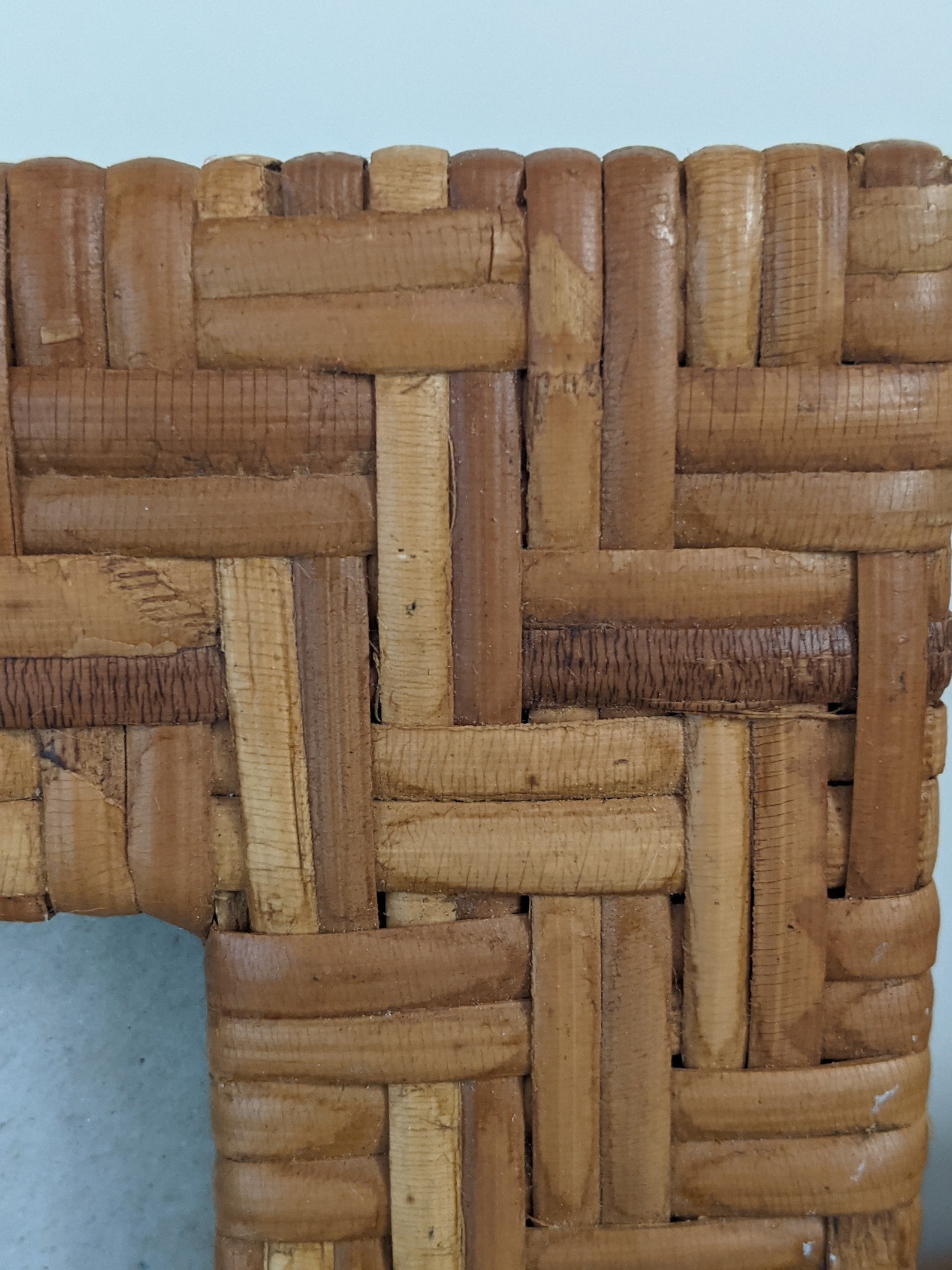 Vintage Wicker Rattan Double Picture Frame beach decor home | Etsy