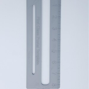USPS First Class Letter Template & Small Package Thickness Gauge ...