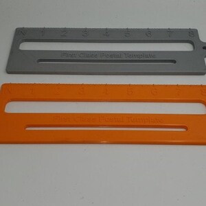 USPS First Class Letter Template & Small Package Thickness Gauge ...