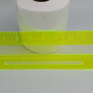 USPS First Class Letter Template & Small Package Thickness Gauge ...