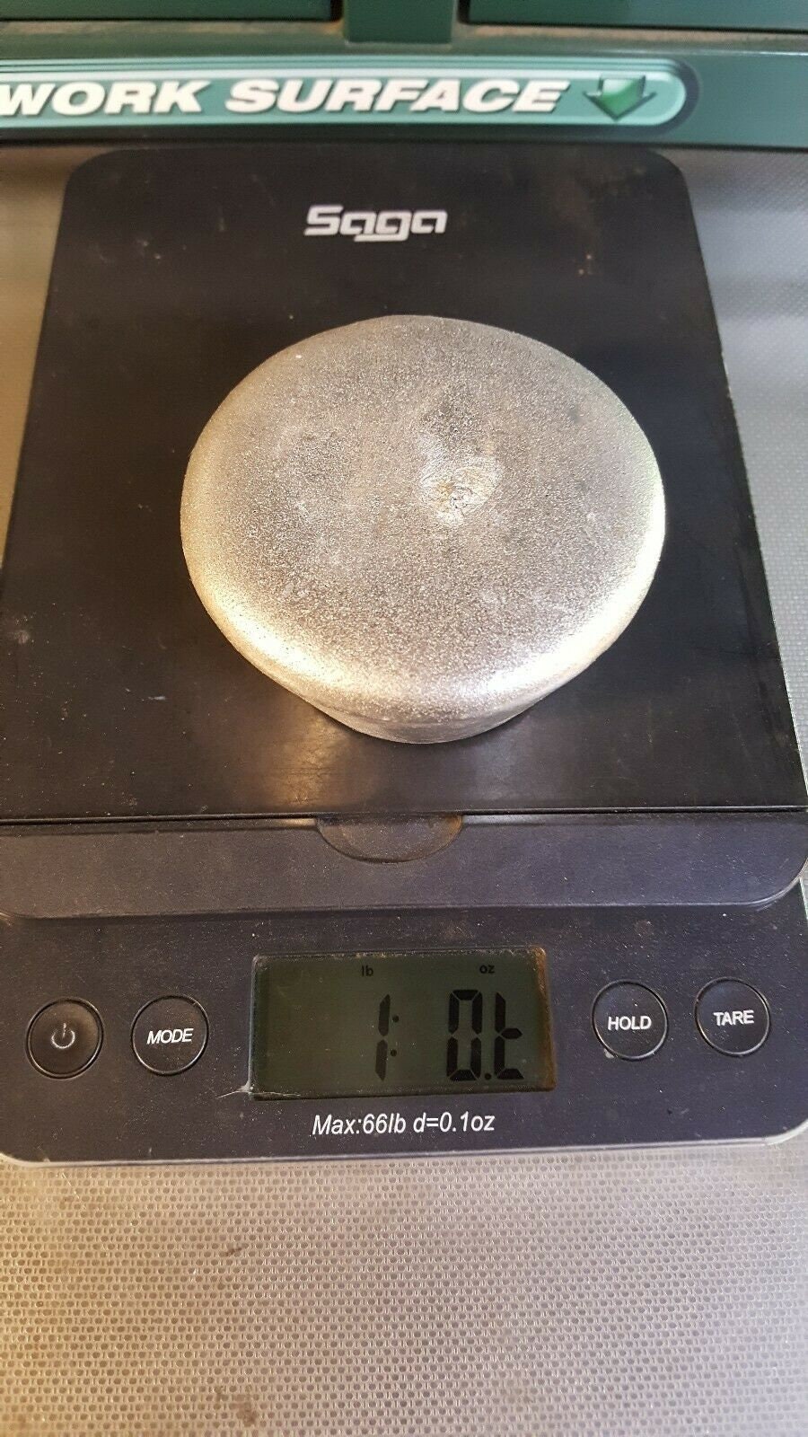 Aluminum Ingot Round Muffin Size Approx 1 Pound Casting Alloy Stock ...