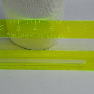 USPS First Class Letter Template & Small Package Thickness Gauge ...