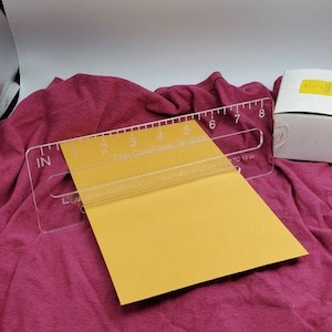 USPS First Class Letter Template & Small Package Thickness Gauge ...