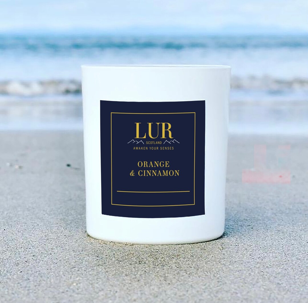 Orange & Cinnamon Candle - Luxury Scottish Soy Wax / Gifts From ...