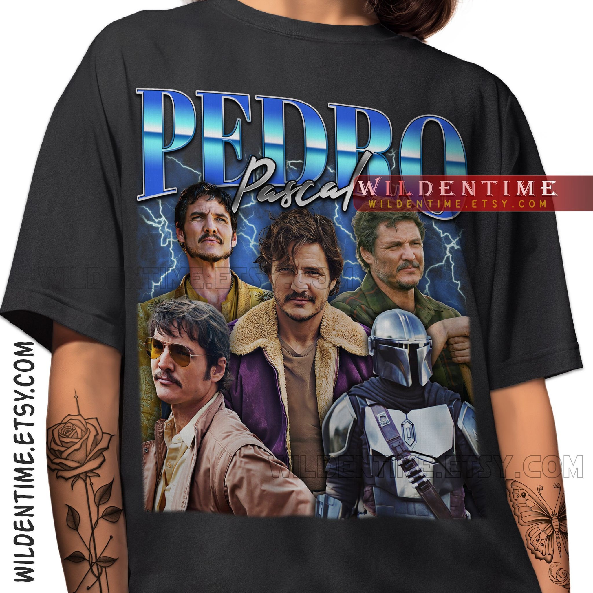 PEDRO PASCAL Shirt, Vintage Pedro Pascal Shirt Retro 90s, Narco Pedro ...