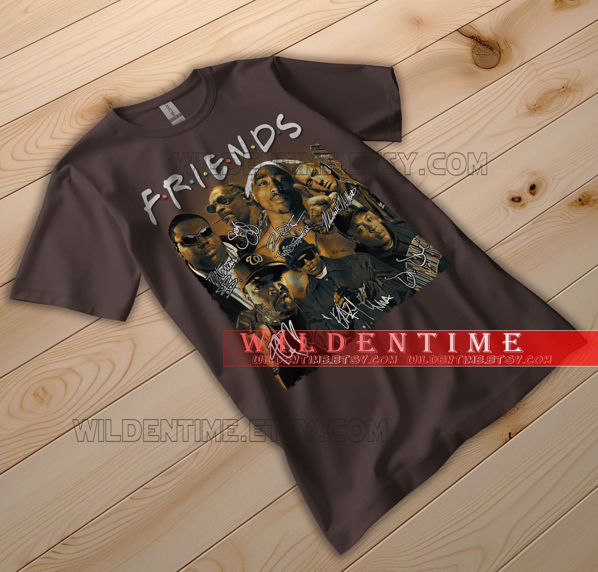 Vintage Friends Rapper Tee, Rapper Shirt, Snoop Dogg Biggie Eminem Eazy ...