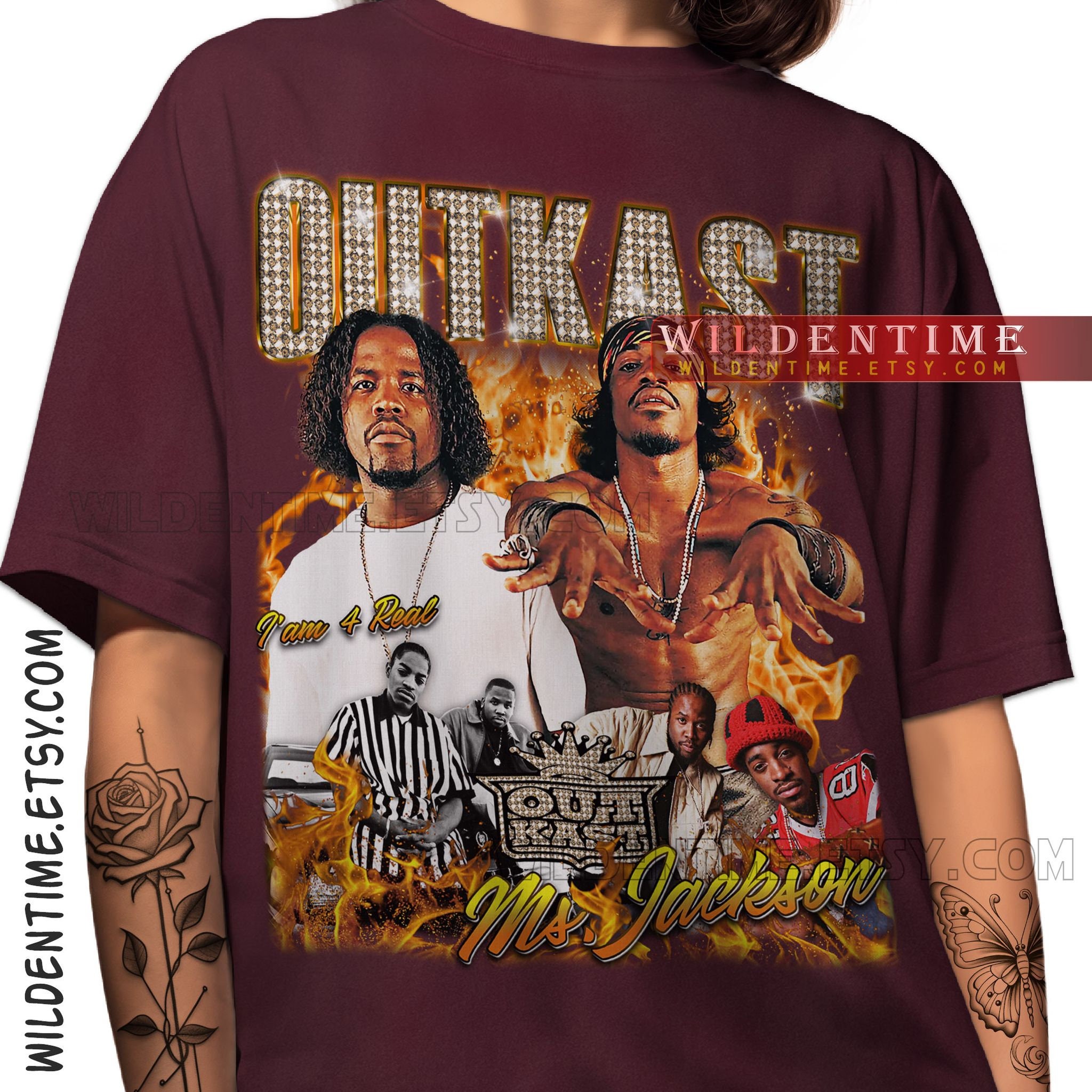 Outkast T Shirt Vintage, Outkast Ms. Jackson Vintage Retro Classic ...