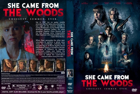 She Came From The Woods 2022 1 Blu Ray And 1 Dvd Cover Etsy