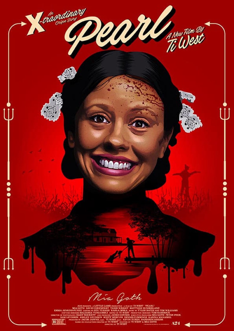 Pearl 2022 Posters Movie Posters Digital Download 5 - Etsy