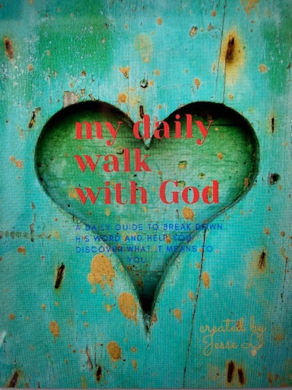 My Daily Walk with God A Weekly Journal and Refletion | Etsy