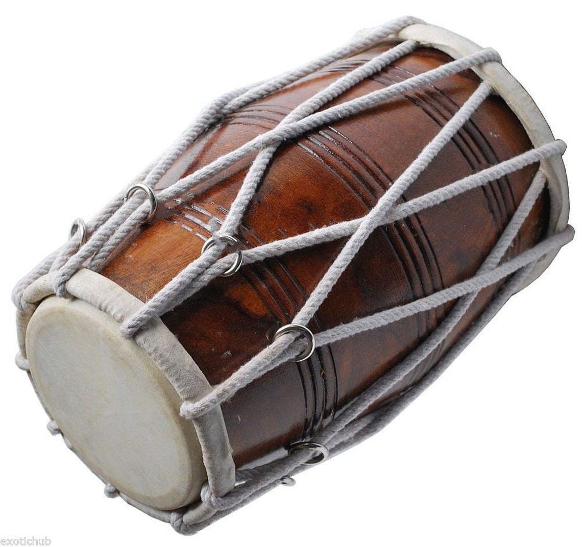 Dholak Handmade Sheesham Wood and Special Skin. - Etsy UK