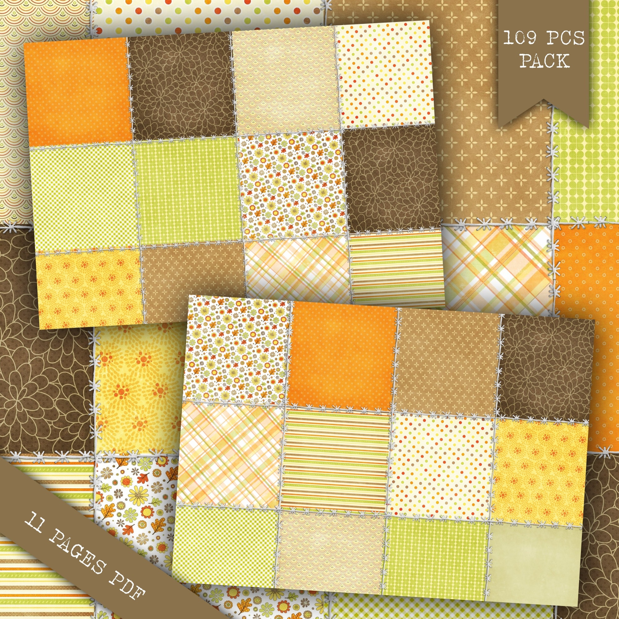 AUTUMN EPHEMERA PACK, Junk Journal, Ephemera Pack, Printable Junk ...