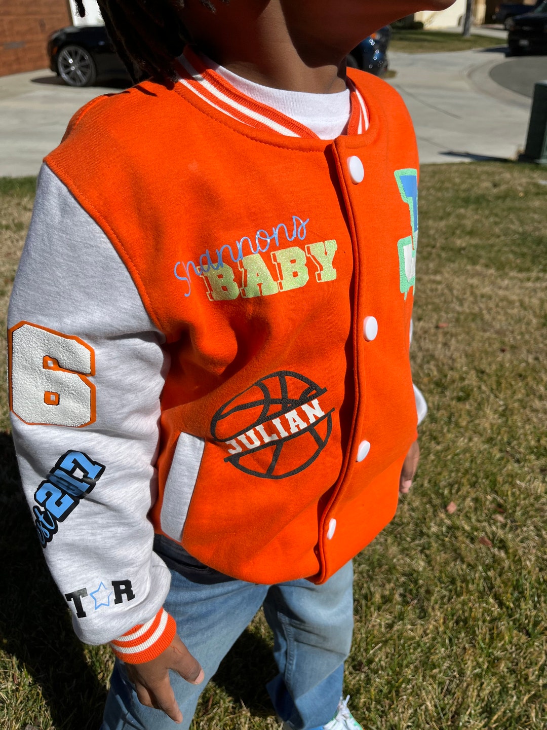 Boys Girls Letterman Jacket Birthday Gift Baseball - Etsy