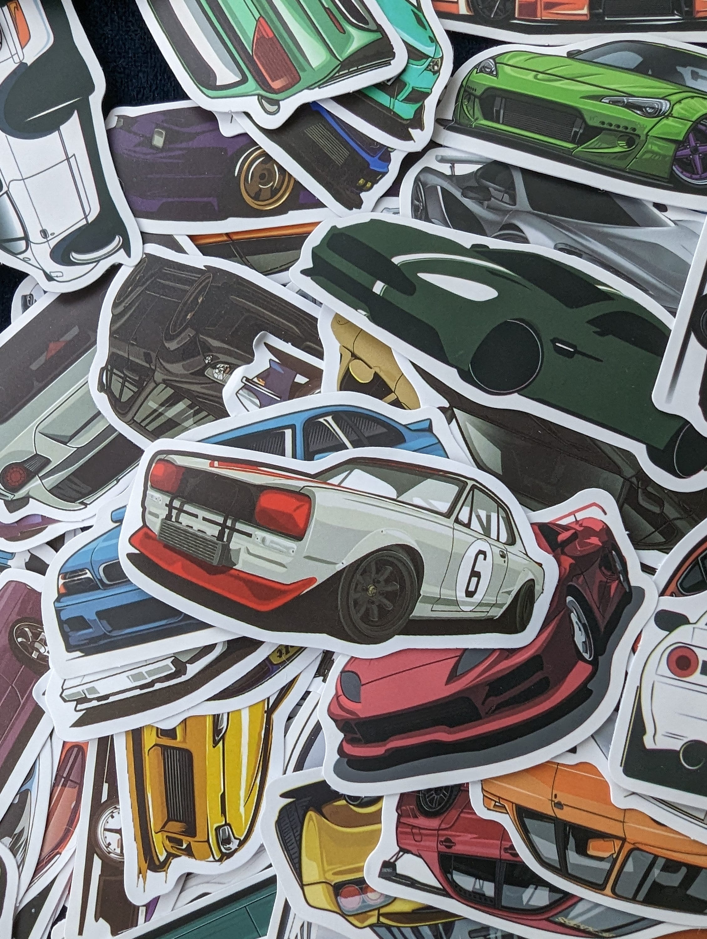 Racing Car Stickers, Stickers for Boys,skateboard Stickers,bike ...