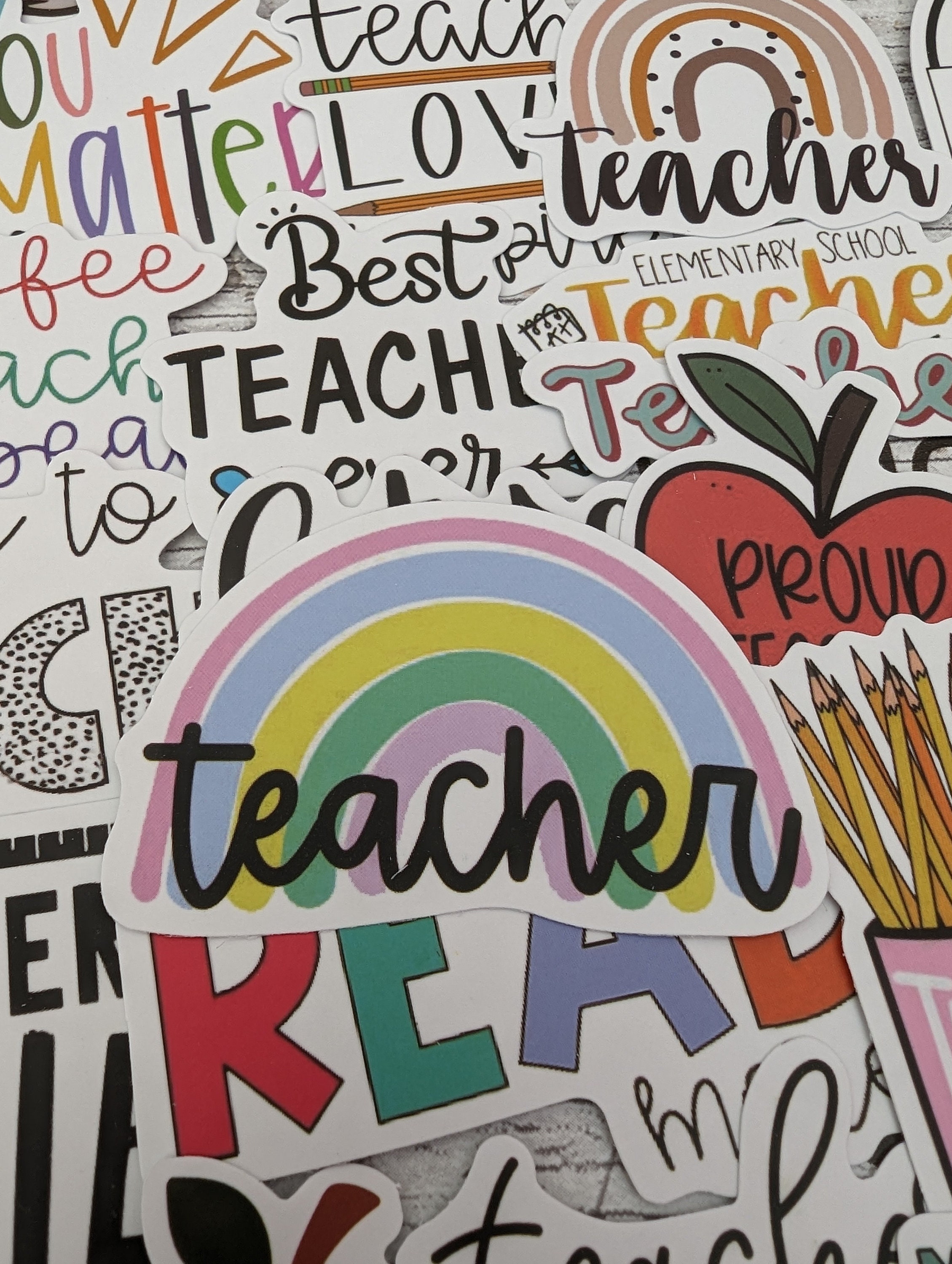 Thank You Teacher Stickers, Journalling Stickers,laptop Stickers ...