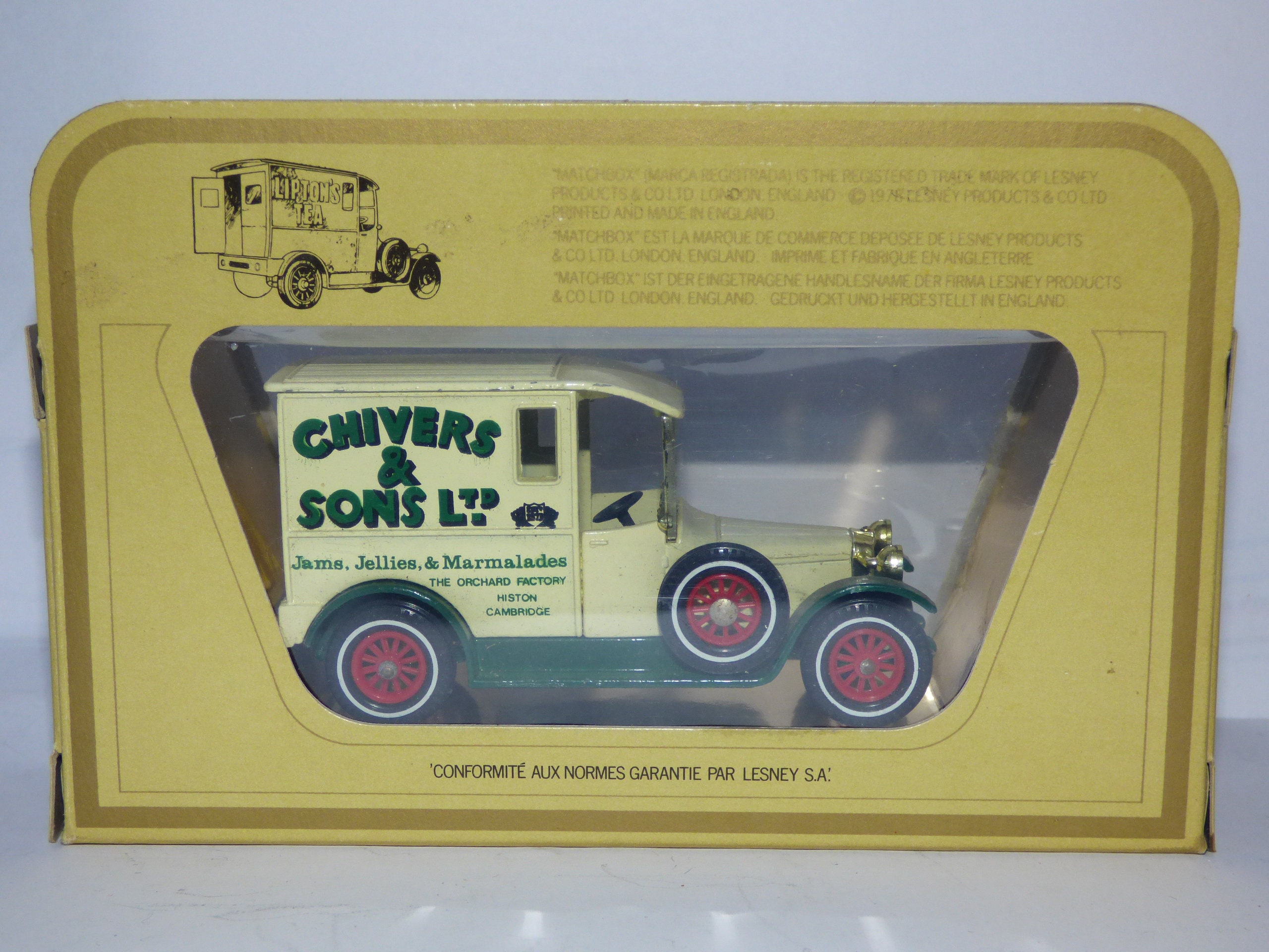 Matchbox Models of Yesteryear 1927 Talbot Van Chivers & Sons LTD - Etsy