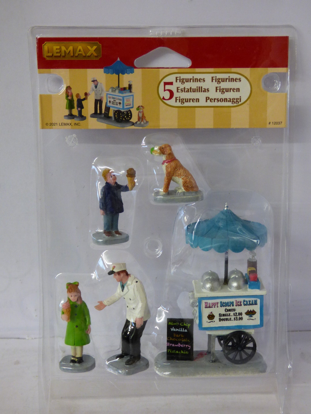 Lemax 12037 Happy Scoops Ice Cream Set of 5 Figures - Etsy