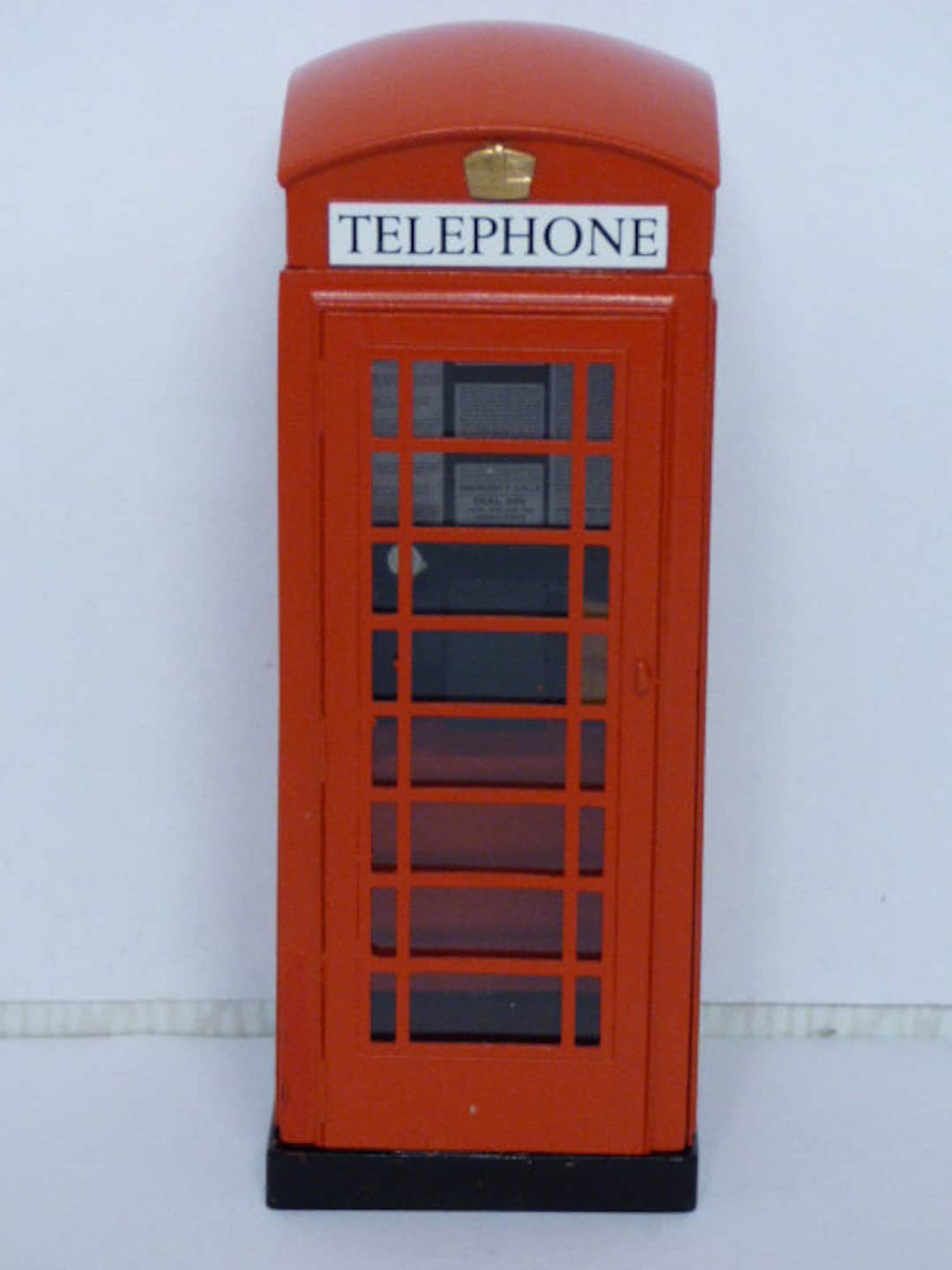 Promod Pillar & Telephone Boxes and Postman Figures Hand Crafted Red ...