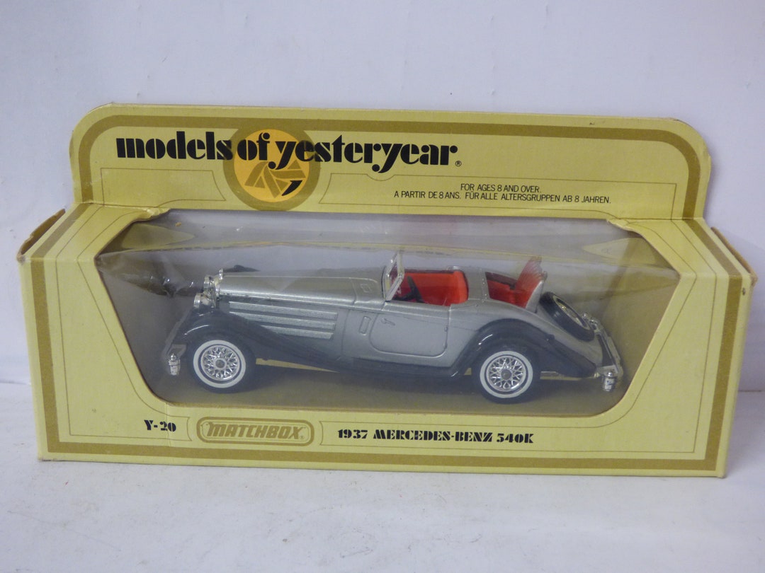 Matchbox Models of Yesteryear 1937 Mercedes-benz 540K Convertible in ...