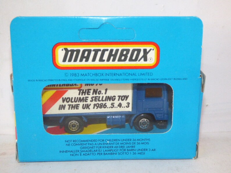 Matchbox Volvo 20 Container Truck - Etsy