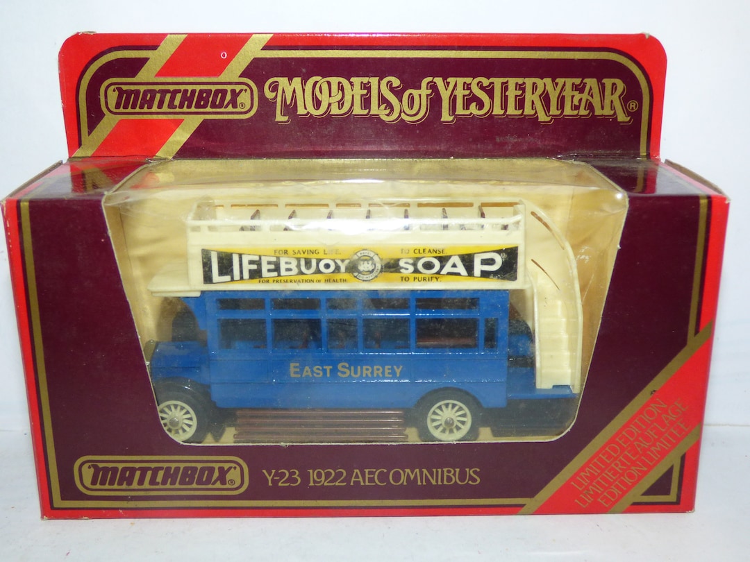 Matchbox Models of Yesteryear 1922 AEC Omnibus East Surrey Limited ...