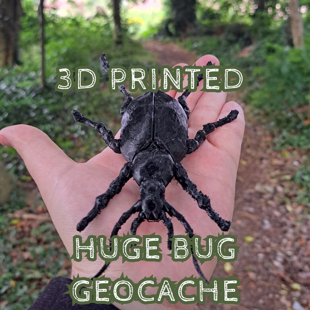 3D Printed Huge Bug Geocache TPU flexible Plastic - Etsy