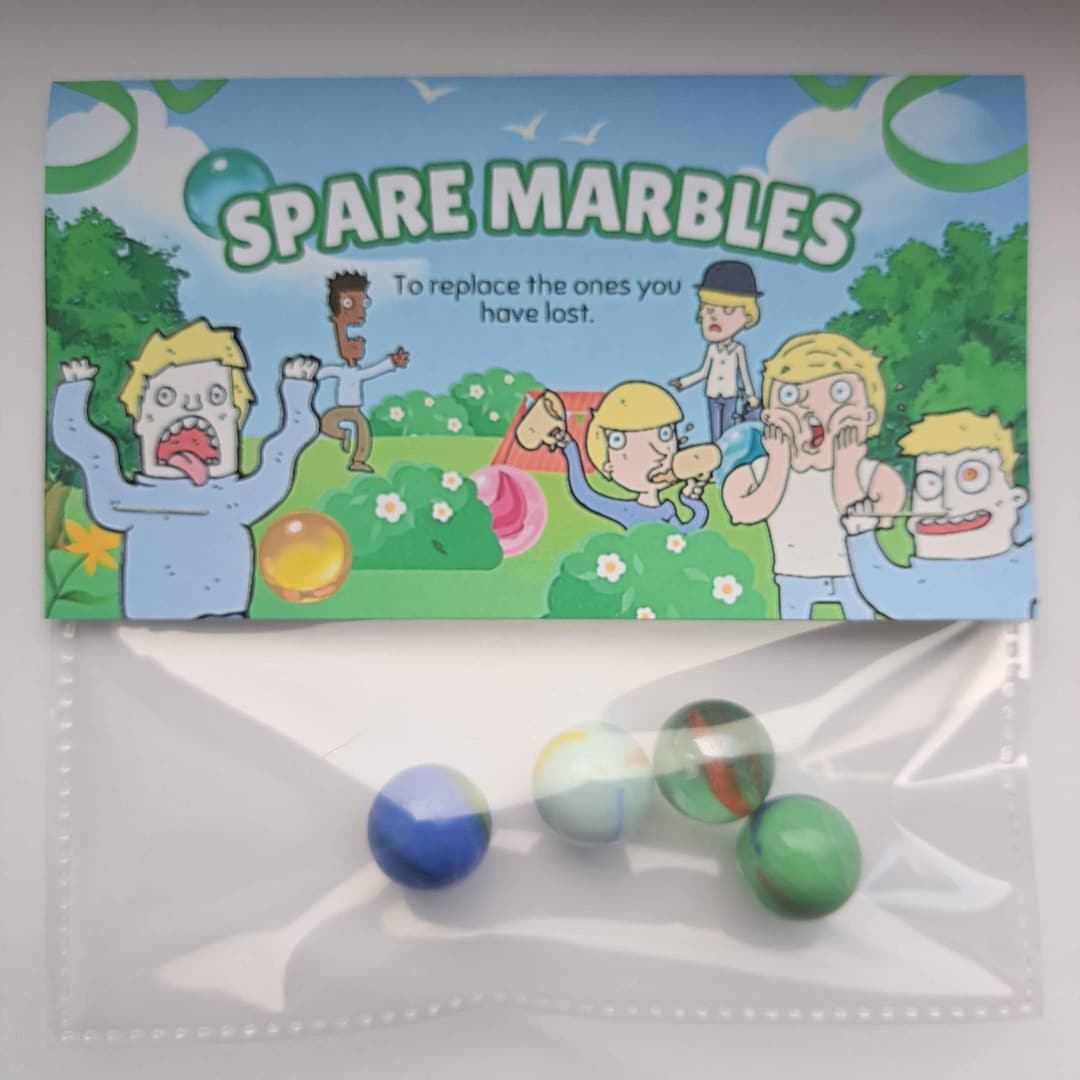 Novelty Gift: Spare Marbles. Perfect for Secret Santa, Office Gift ...