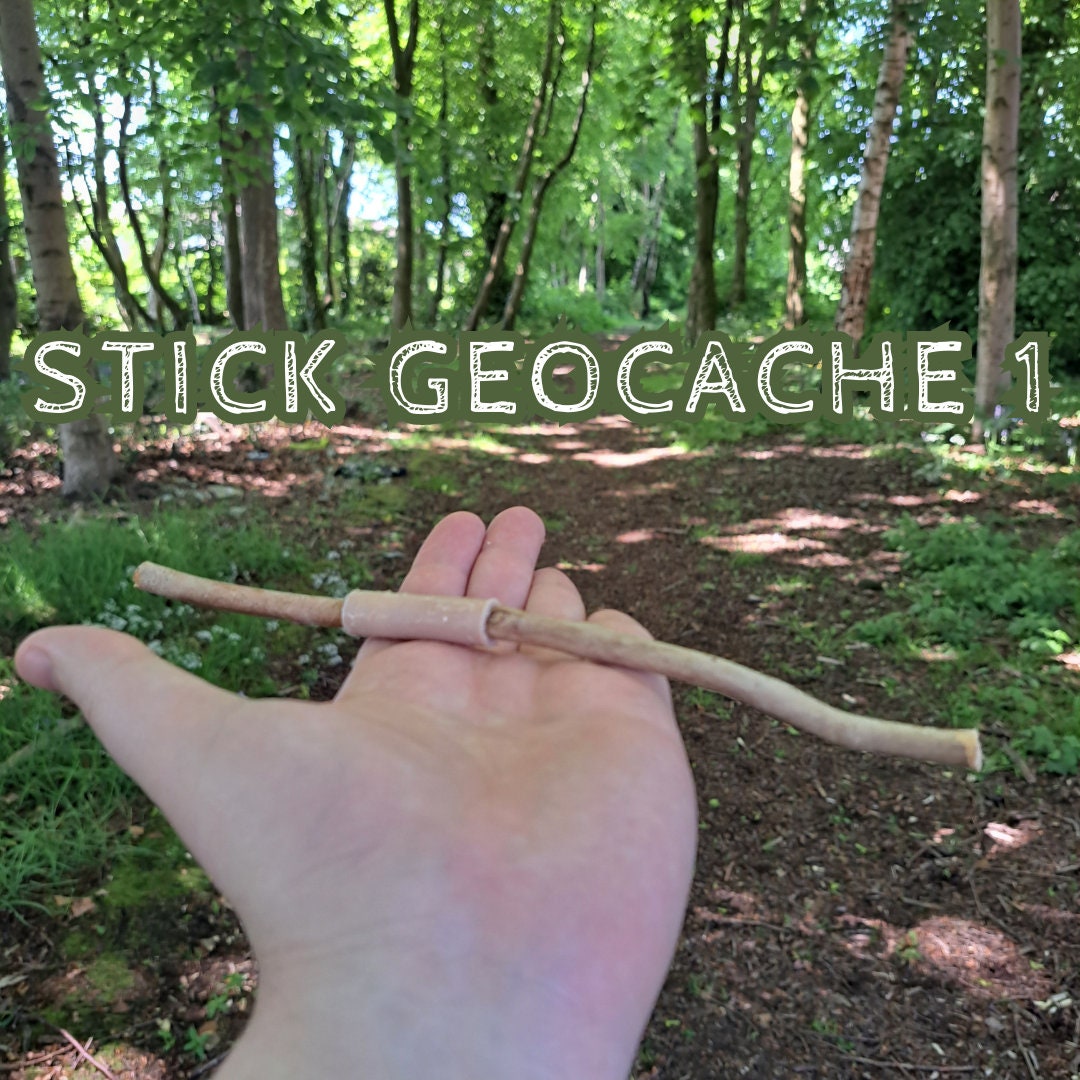 Stick Geocache 1 Difficult to Find Geocache Camouflaged - Etsy