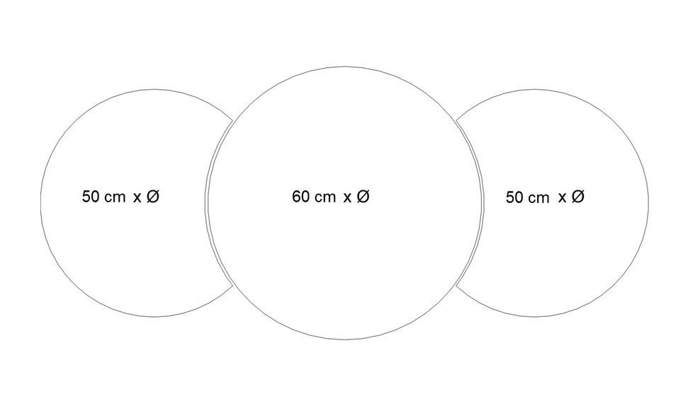 Circle Mirror Oval Mirror Asymmetrical Mirror Design - Etsy