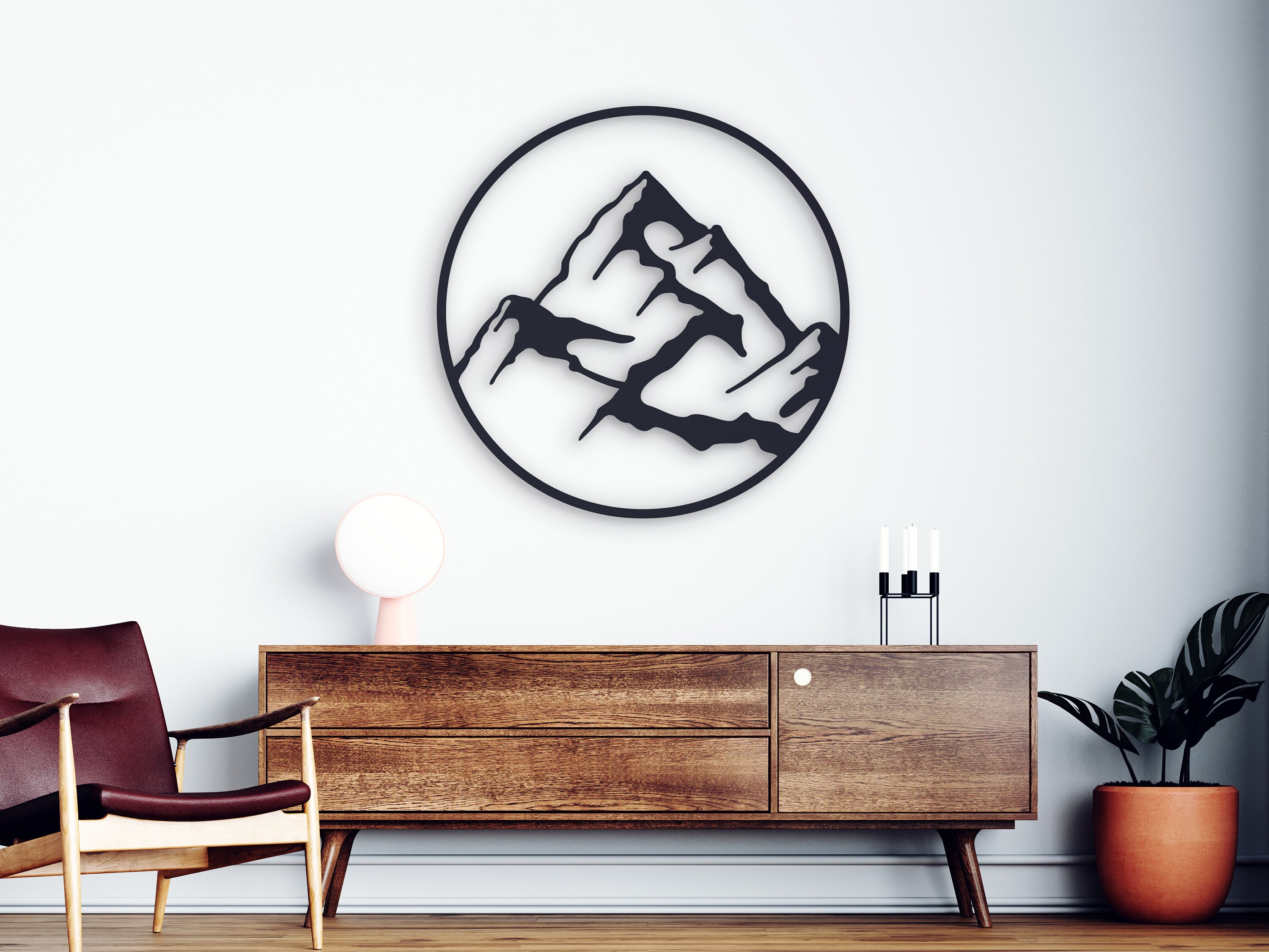 Mountain metal wall art Outdoors wall decor Adventure metal | Etsy