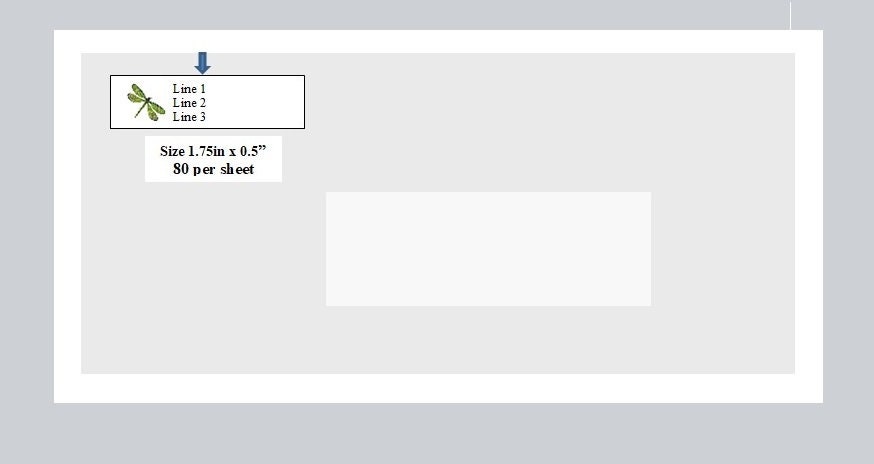 80 Small Personalized Return Address Labels Letters Alphabet Monogram ...