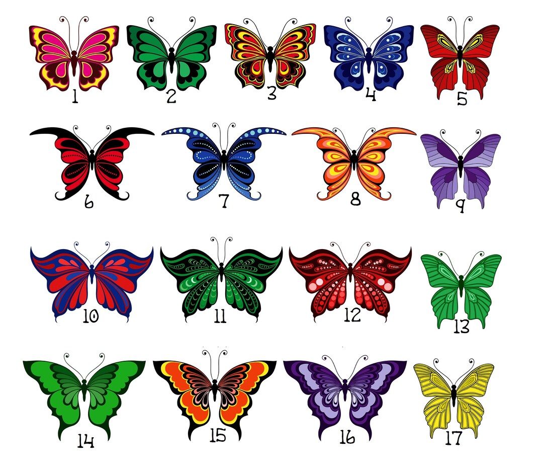 80 Small Personalized Return Address Labels Butterflies (re 85) - Etsy