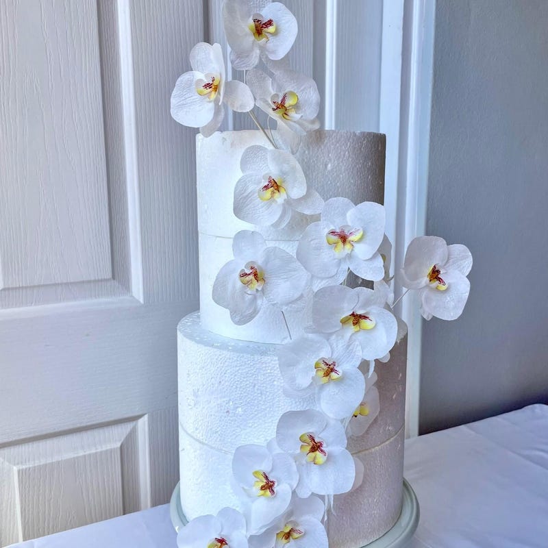 Orchid Cake Topper - Etsy